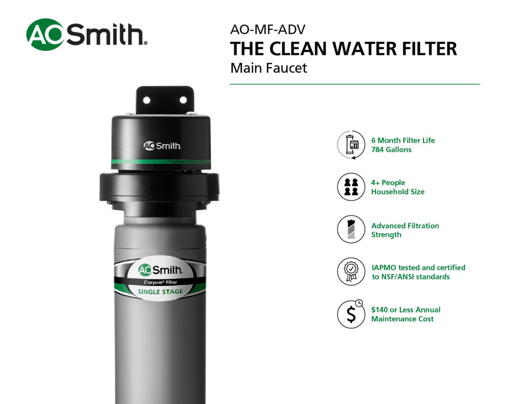 AO Smith High Flow Main Faucet Filter – WaterDirect